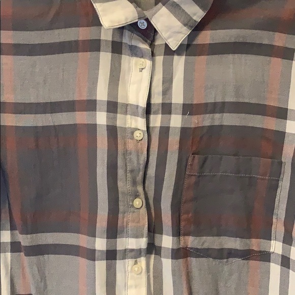 GAP | Tops | Gap Plaid Tunic Shirt | Poshmark